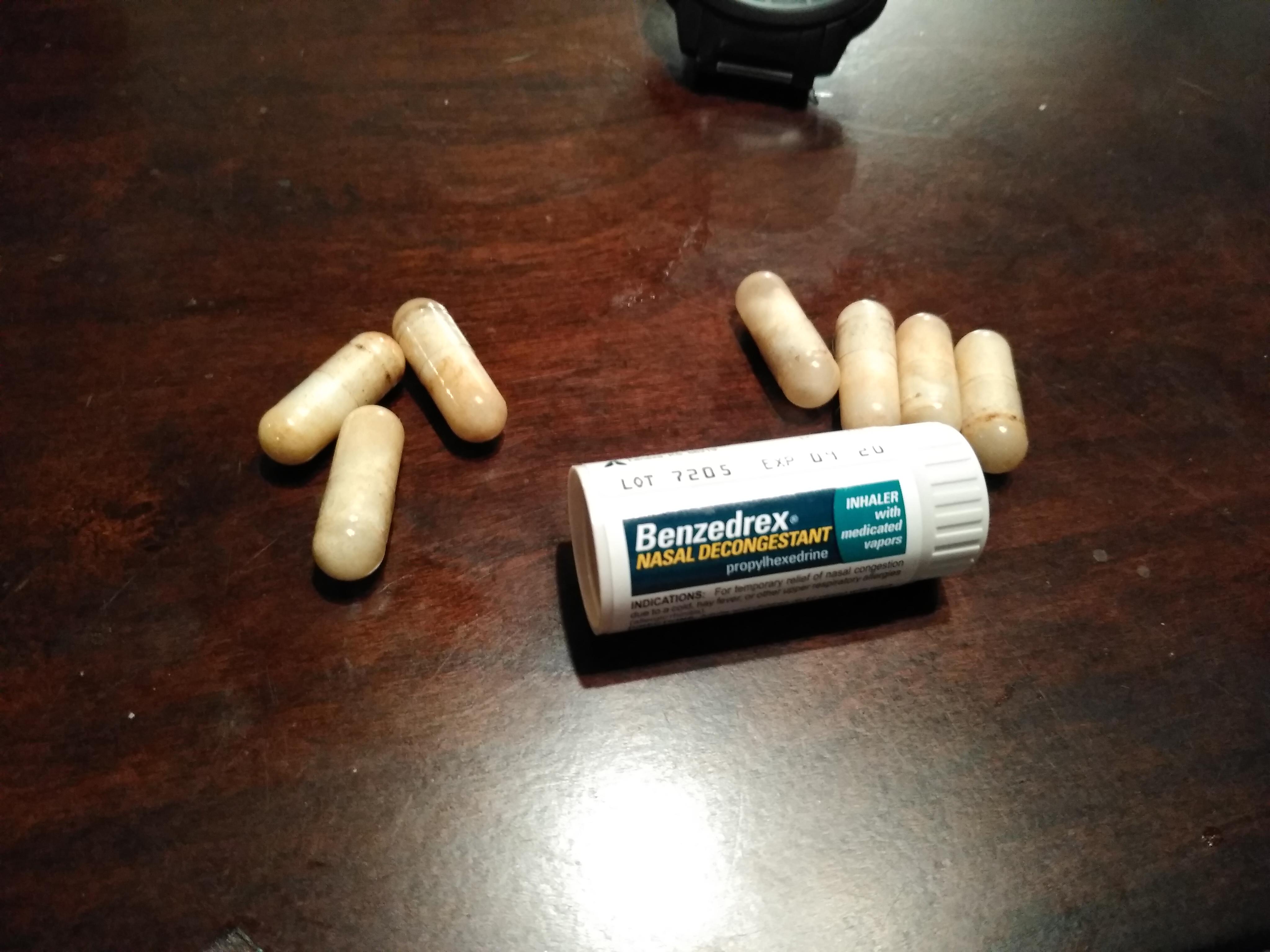 Made some benzedrex caps for NYE!! | Scrolller