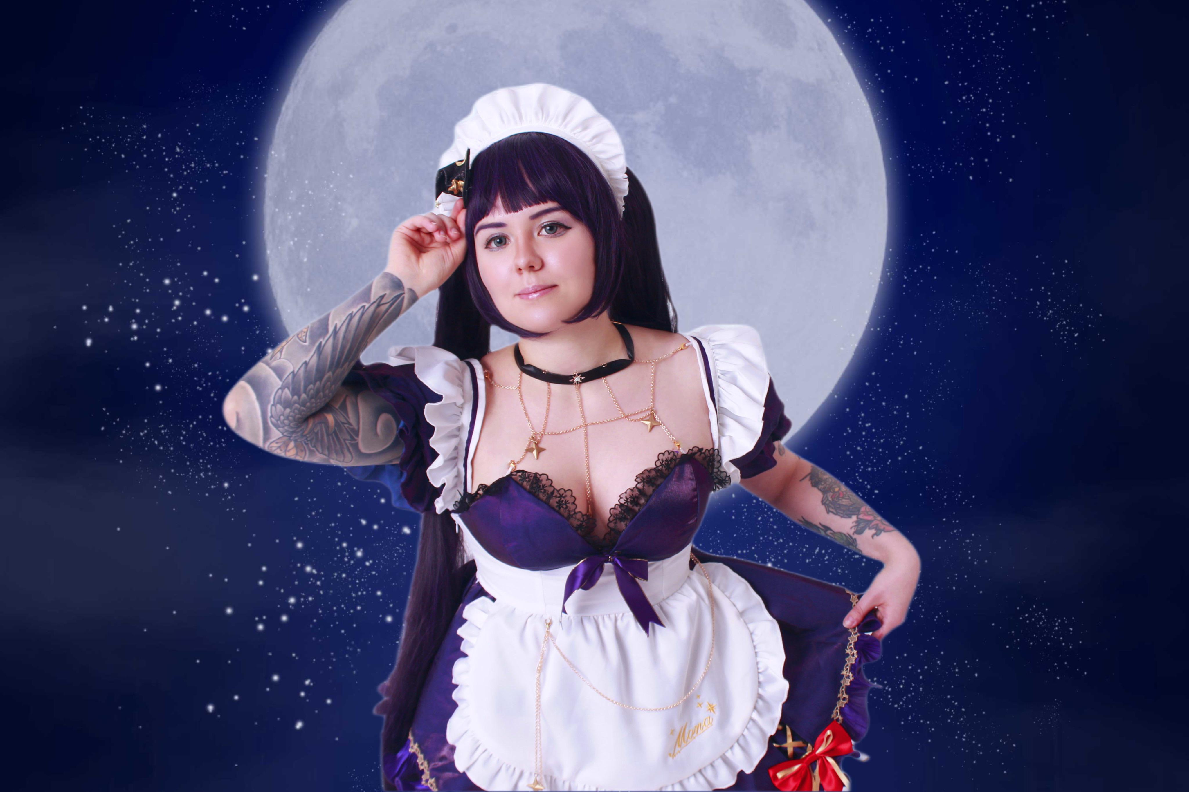 Maid Mona Megistus from Genshin Impact | Scrolller