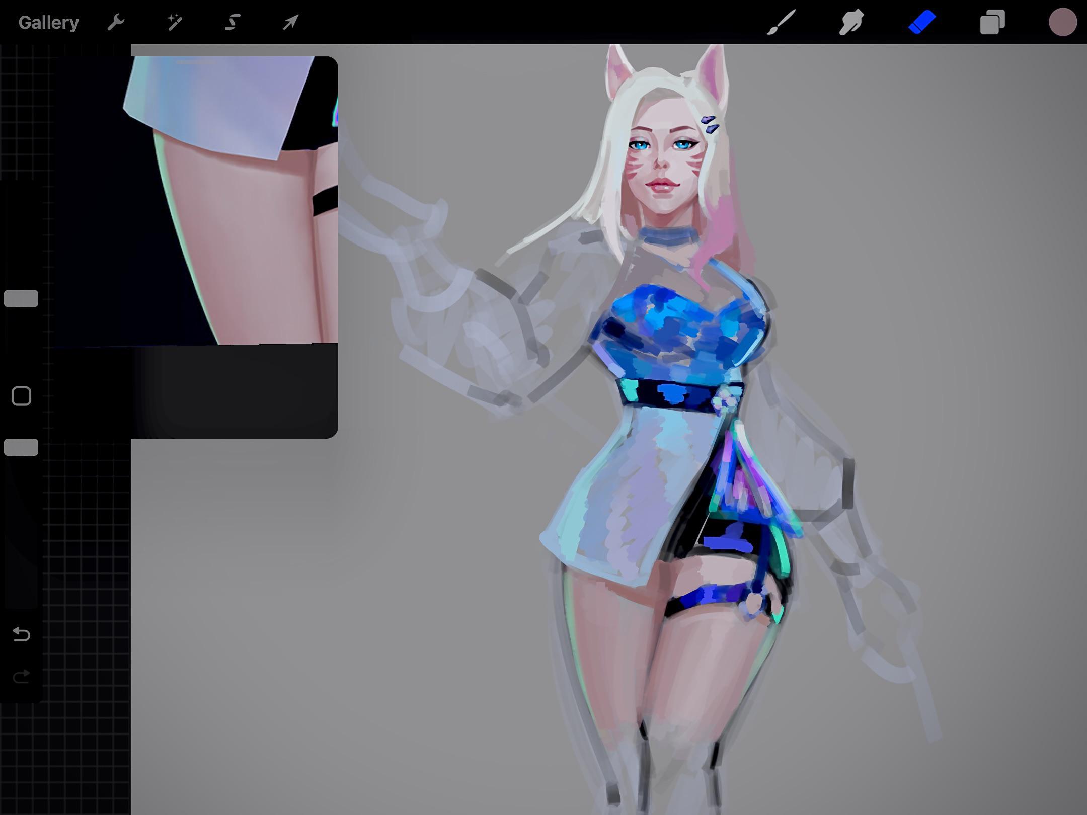 Making Ahri fanart cause why not | Scrolller