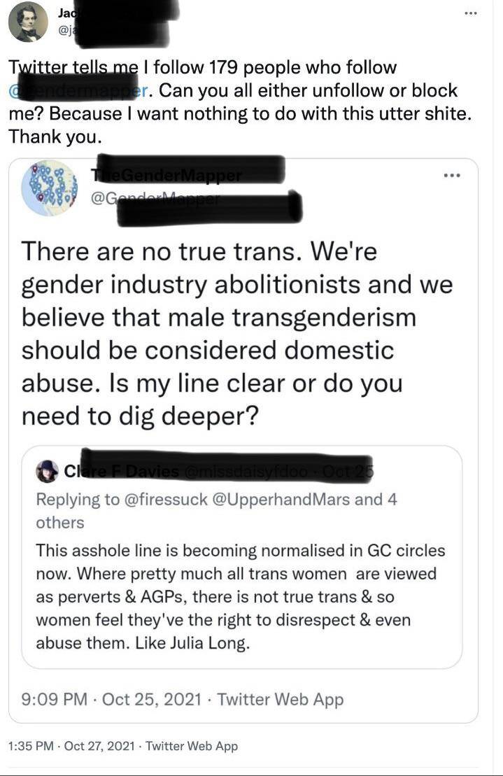 Male Ally Decides to Police No Tru Trans Feminists | Scrolller