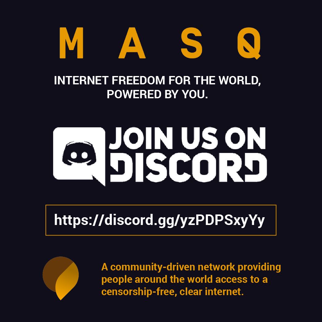 MASQ Now on Discord | Scrolller