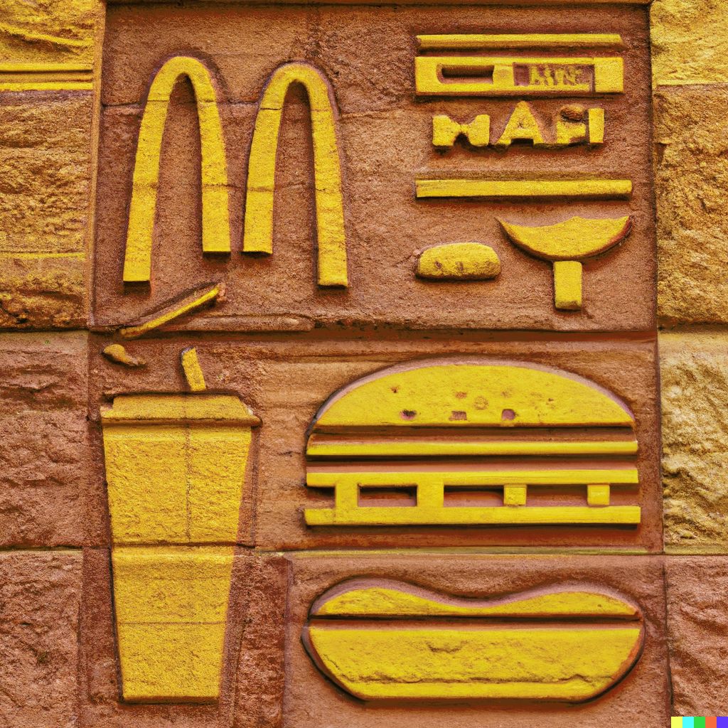McDonald's Ad discovered inside an ancient Egyptian pyramid | Scrolller