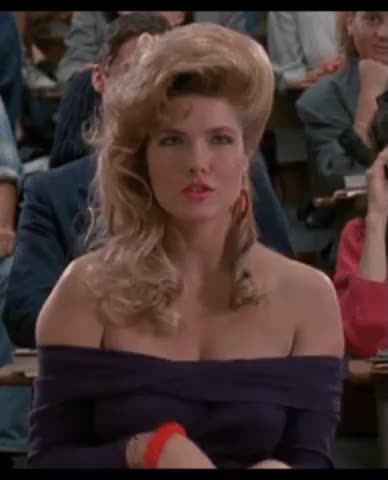 Melissa Moore flashing the teacher in class. | Scrolller