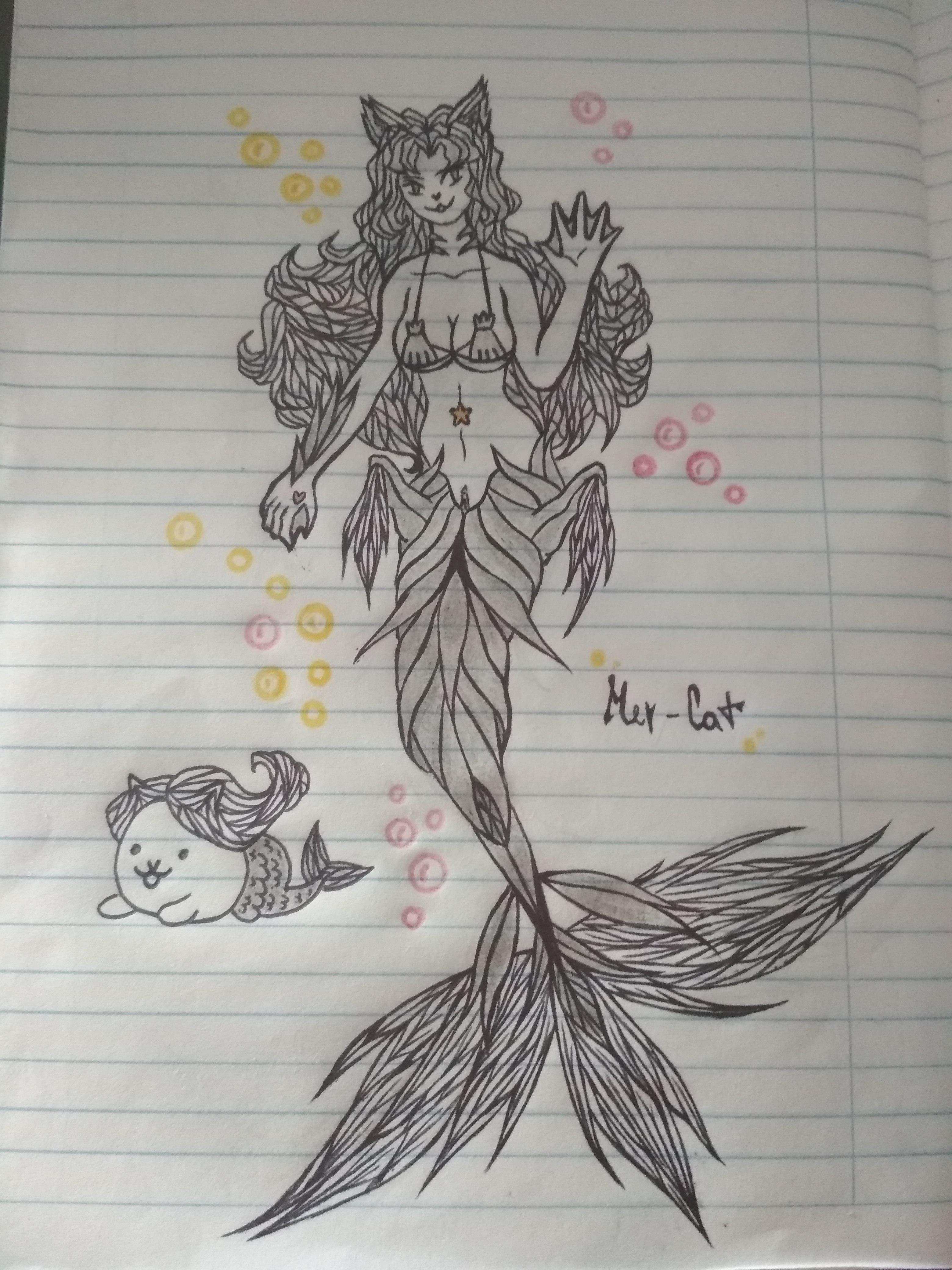 Mer-catgirl | Scrolller