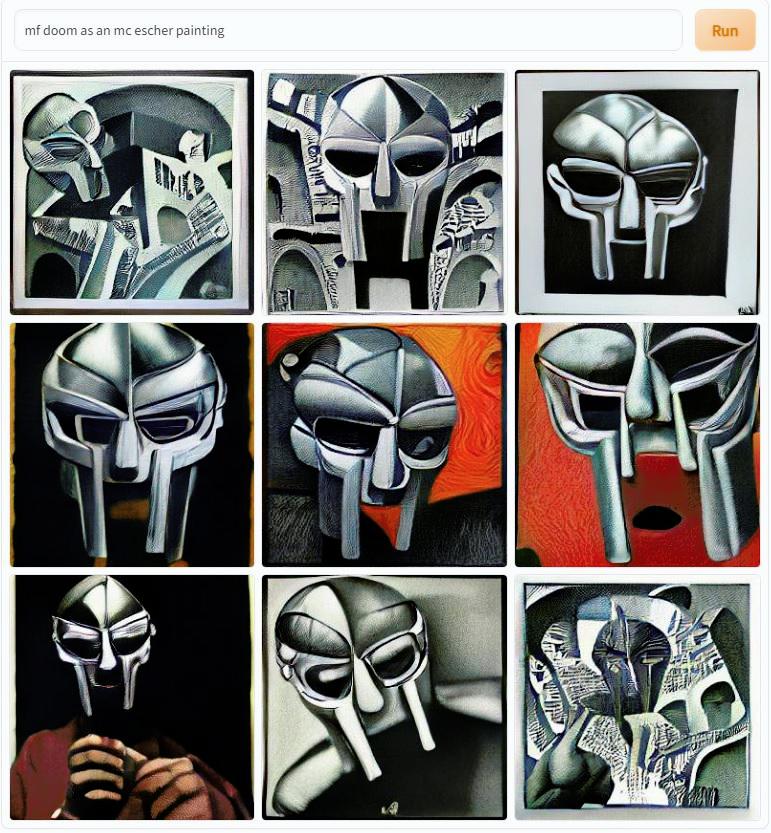 MF DOOM as an M.C. Escher Painting | Scrolller