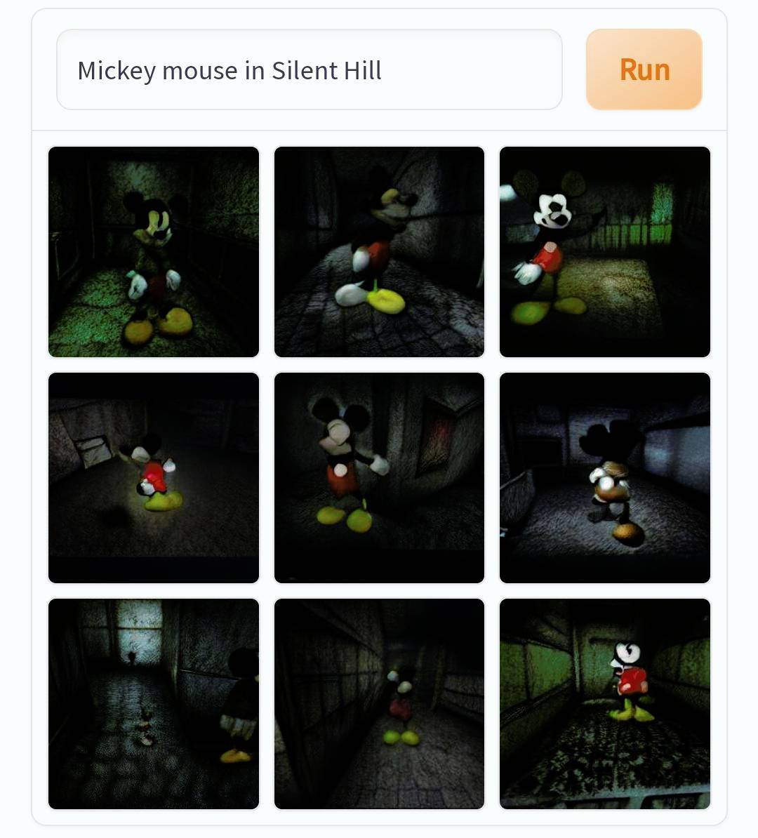 Mickey mouse in Silent hill | Scrolller