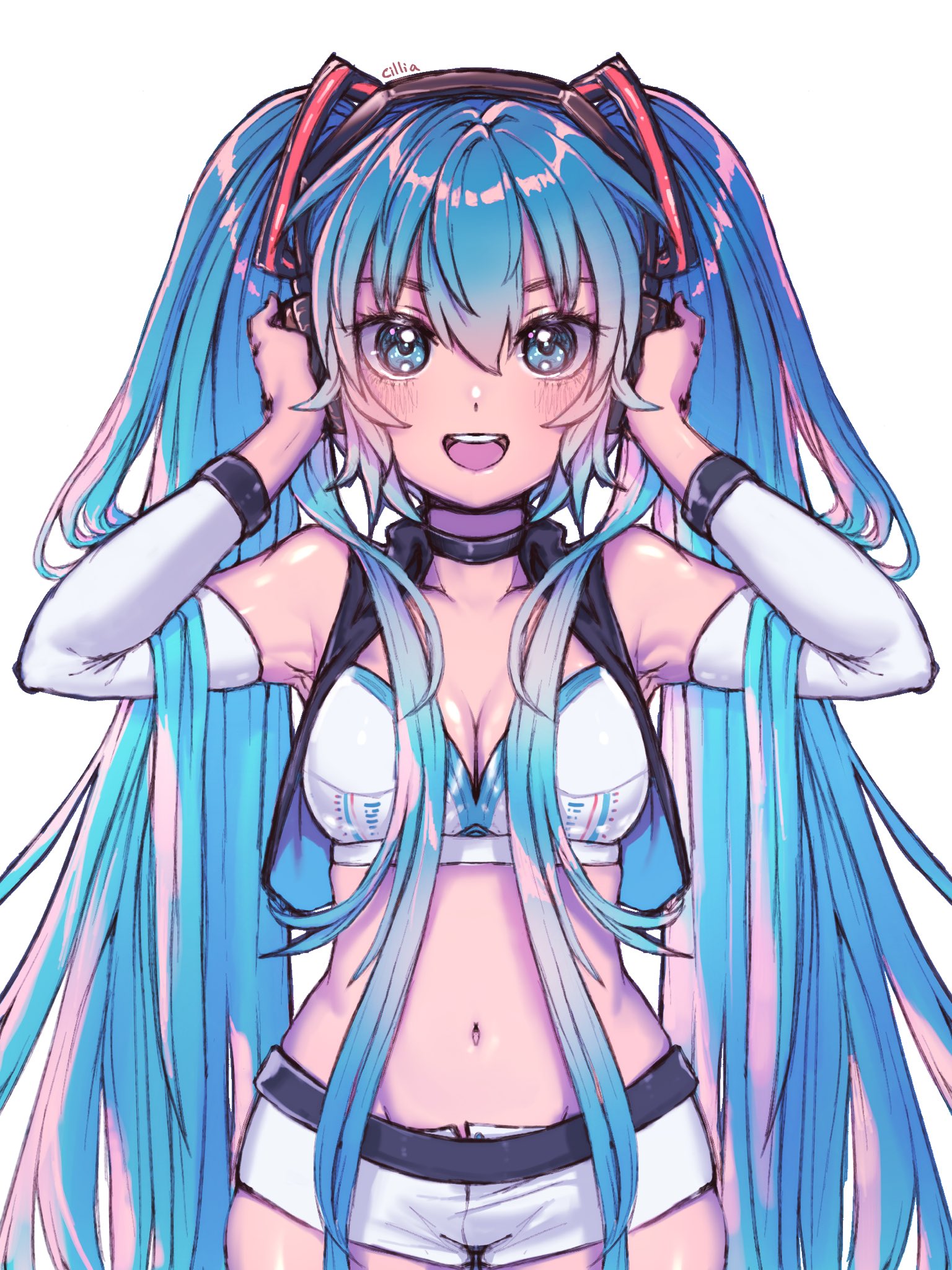 Miku in short shorts | Scrolller