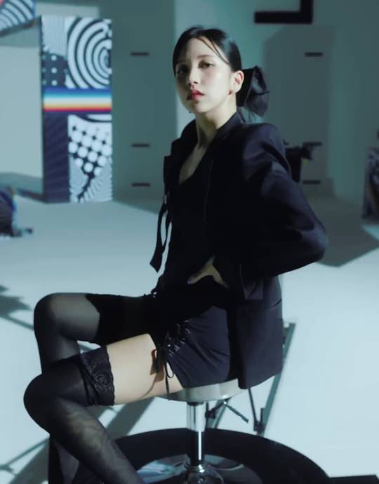 Mina in black stockings | Scrolller