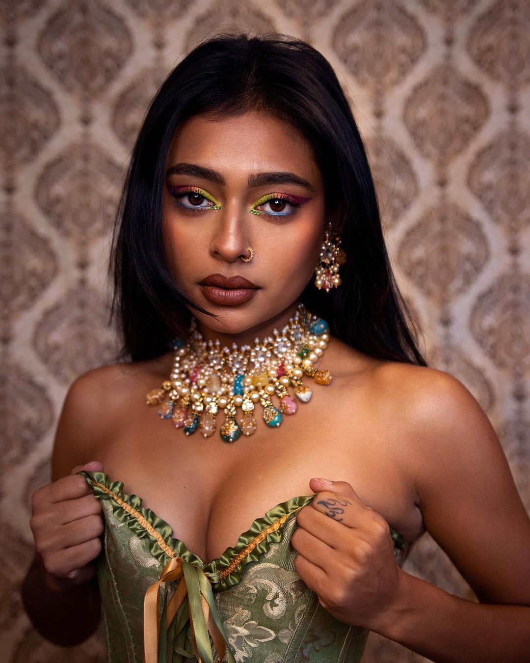 Mira Patel Adjusting her Mountains | Scrolller