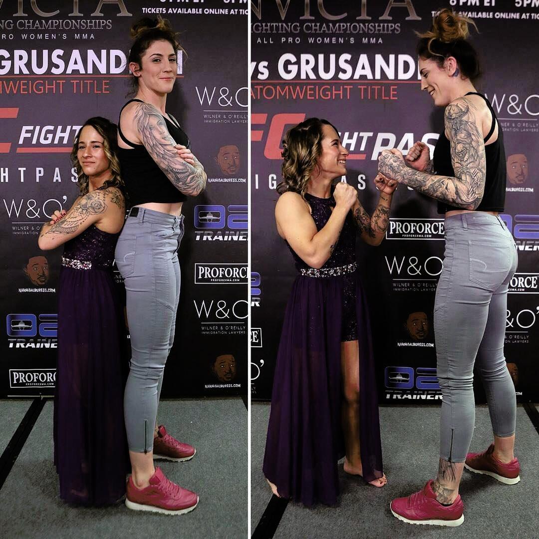 MMA fighters Alesha Zappitella and Megan Anderson | Scrolller