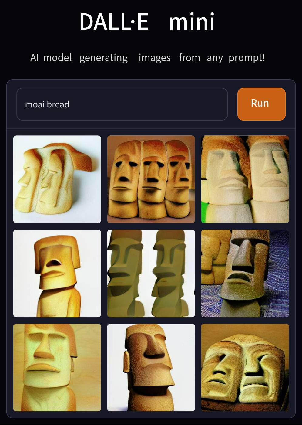 Moai Bread | Scrolller