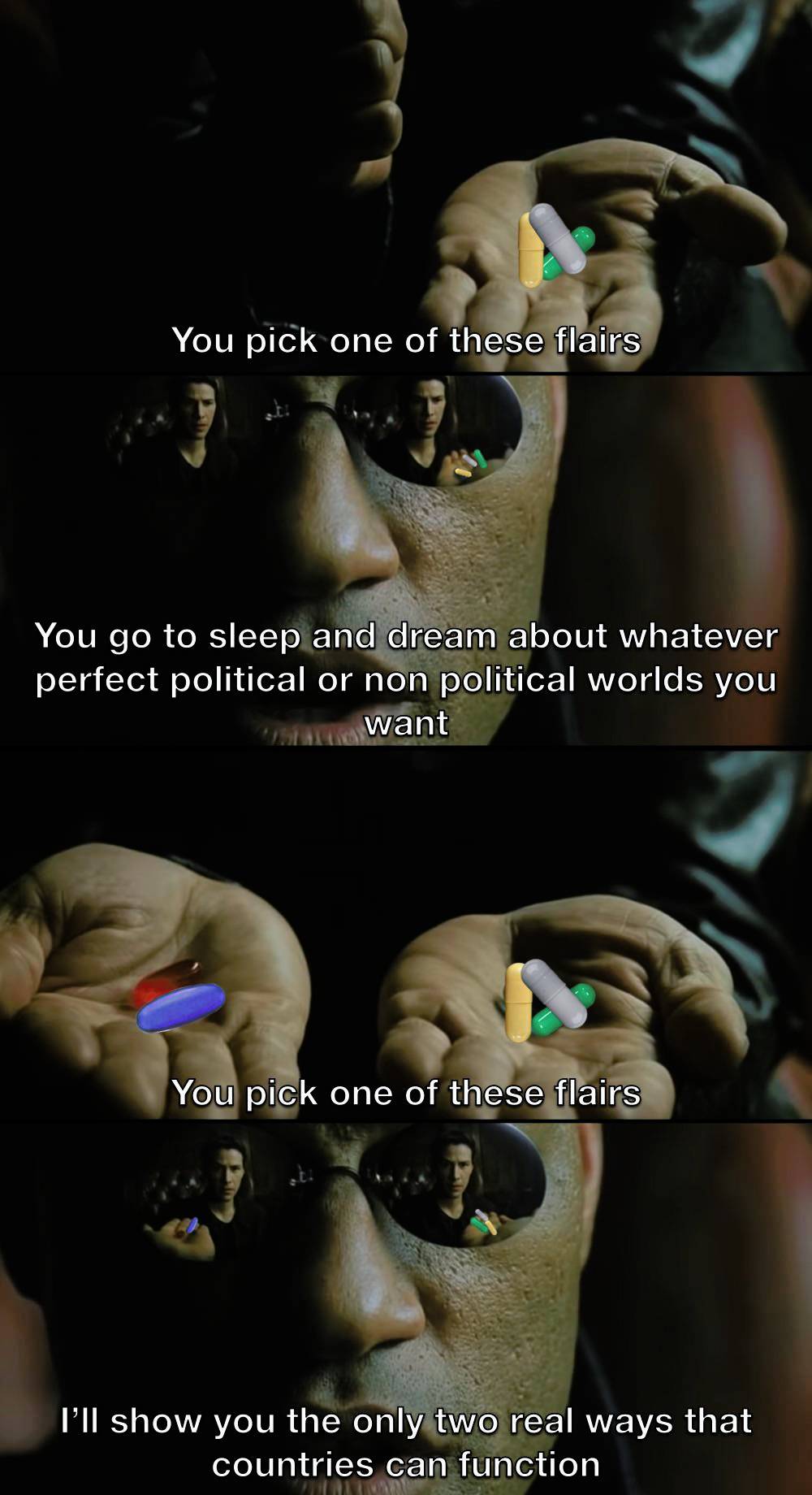 Morpheus gives you a choice | Scrolller