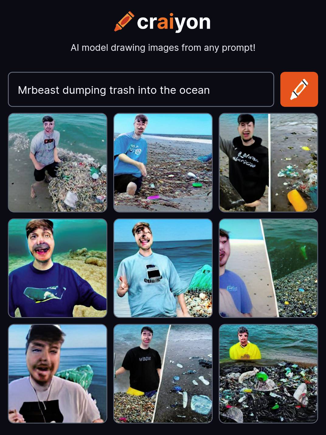 Mrbeast trashing the ocean | Scrolller