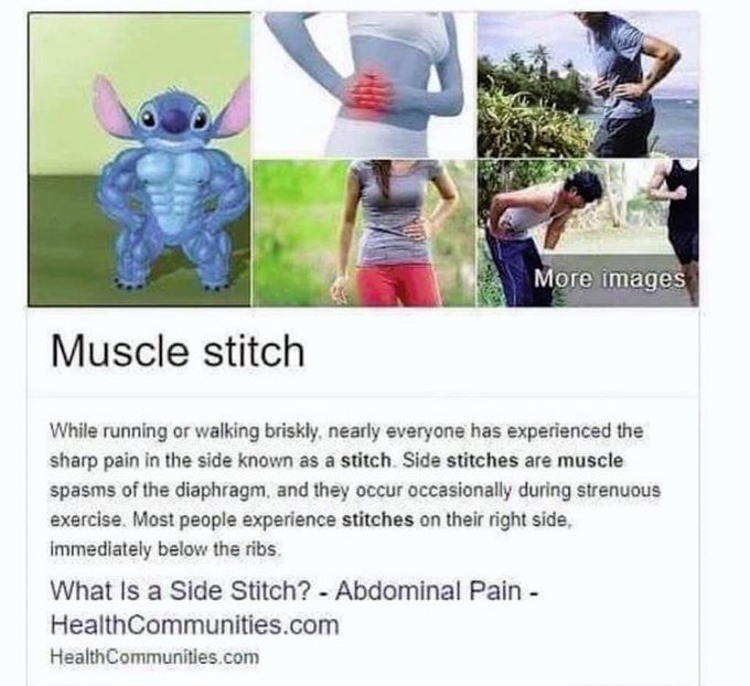 Muscle stitch | Scrolller