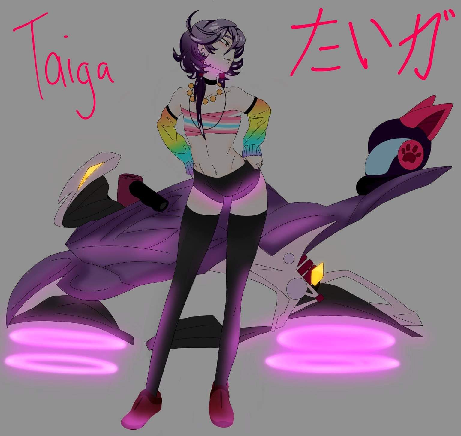 my 2022 PRIDE character Taiga! (art by me!) | Scrolller