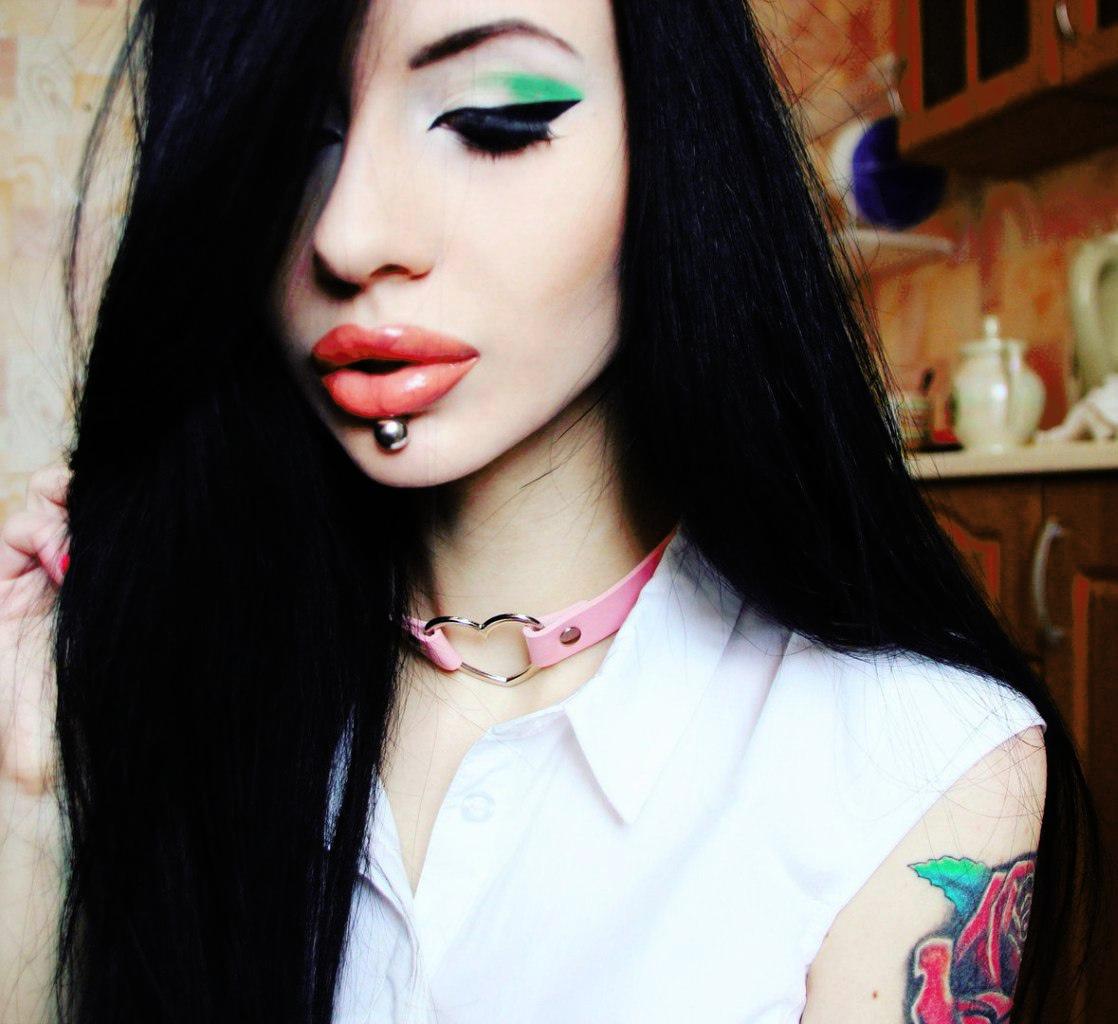 My biggest piercing and first lip injection | Scrolller