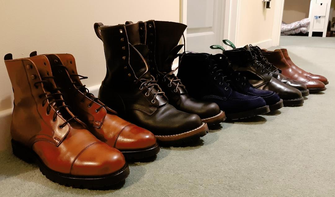 My boot collection so far. | Scrolller