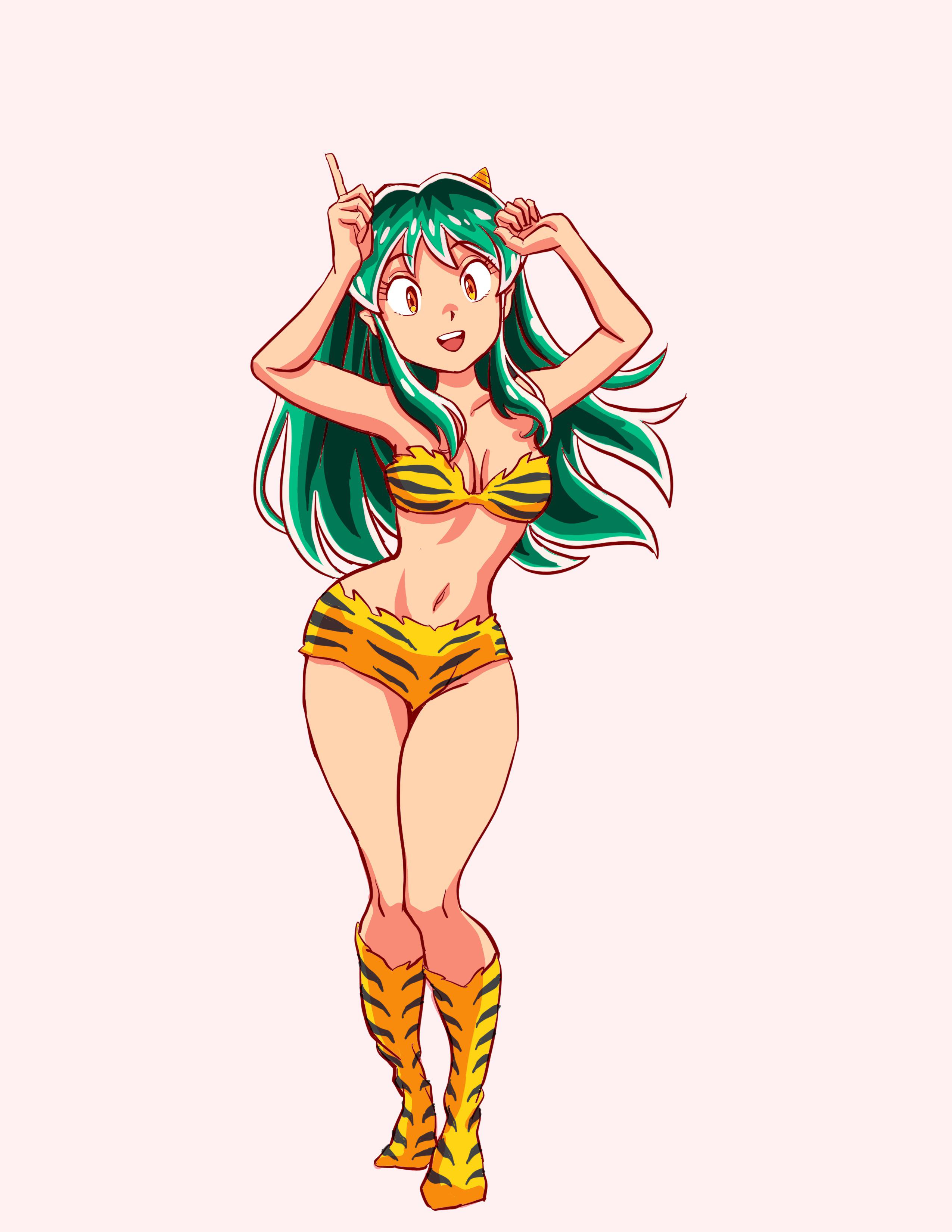 My drawing of Lum doing her dance in the OP | Scrolller