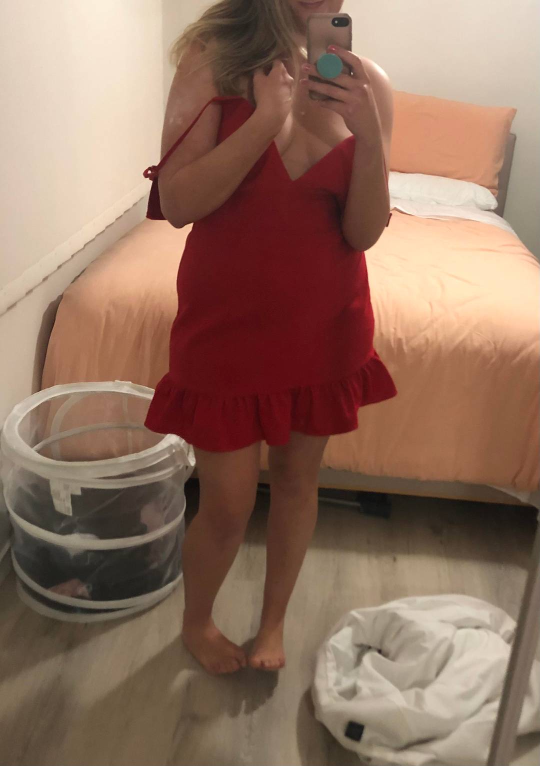 My dress is falling… would you help? 😈😏 | Scrolller