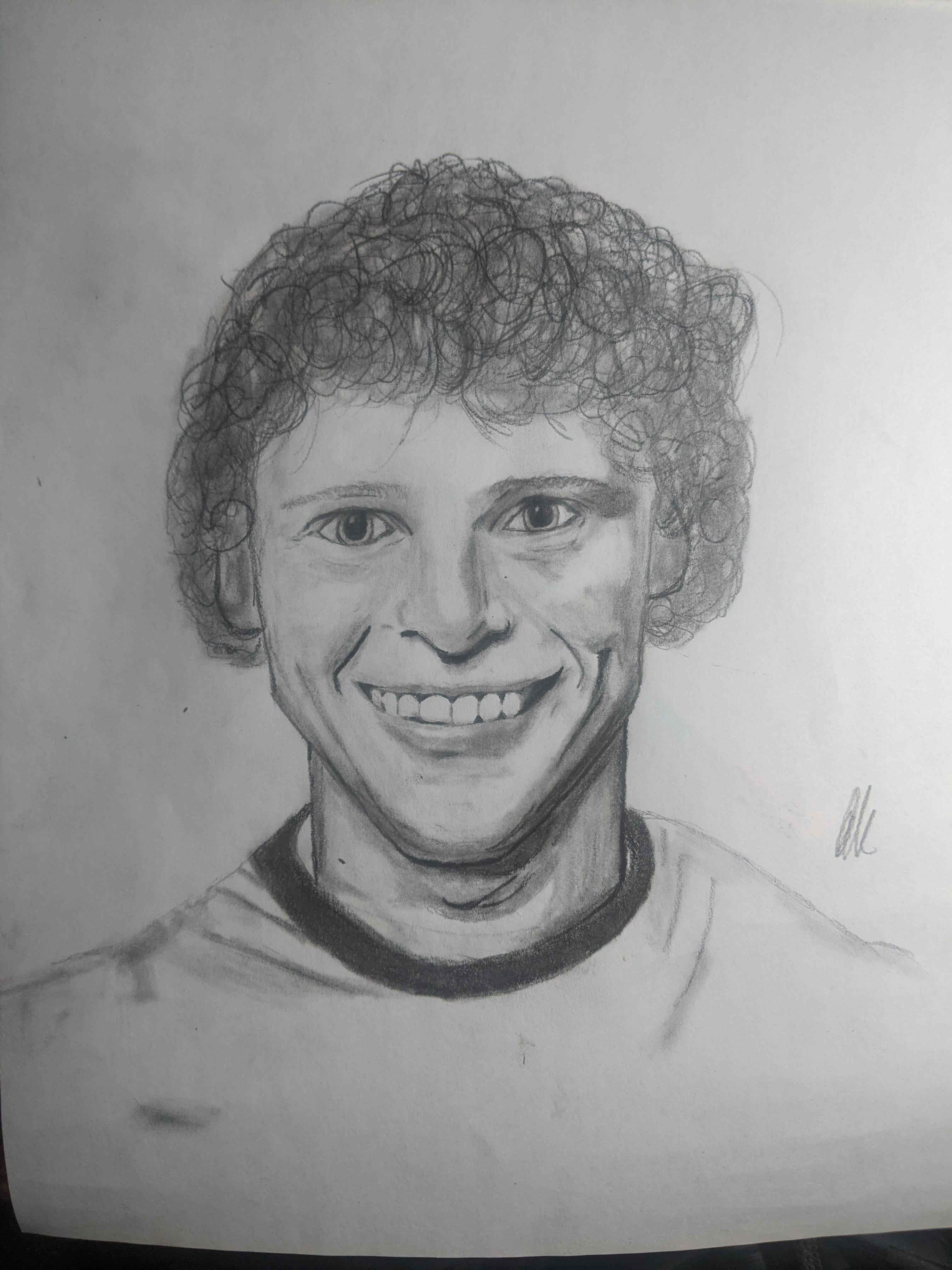 My first portrait I drew today, Terry Fox. | Scrolller