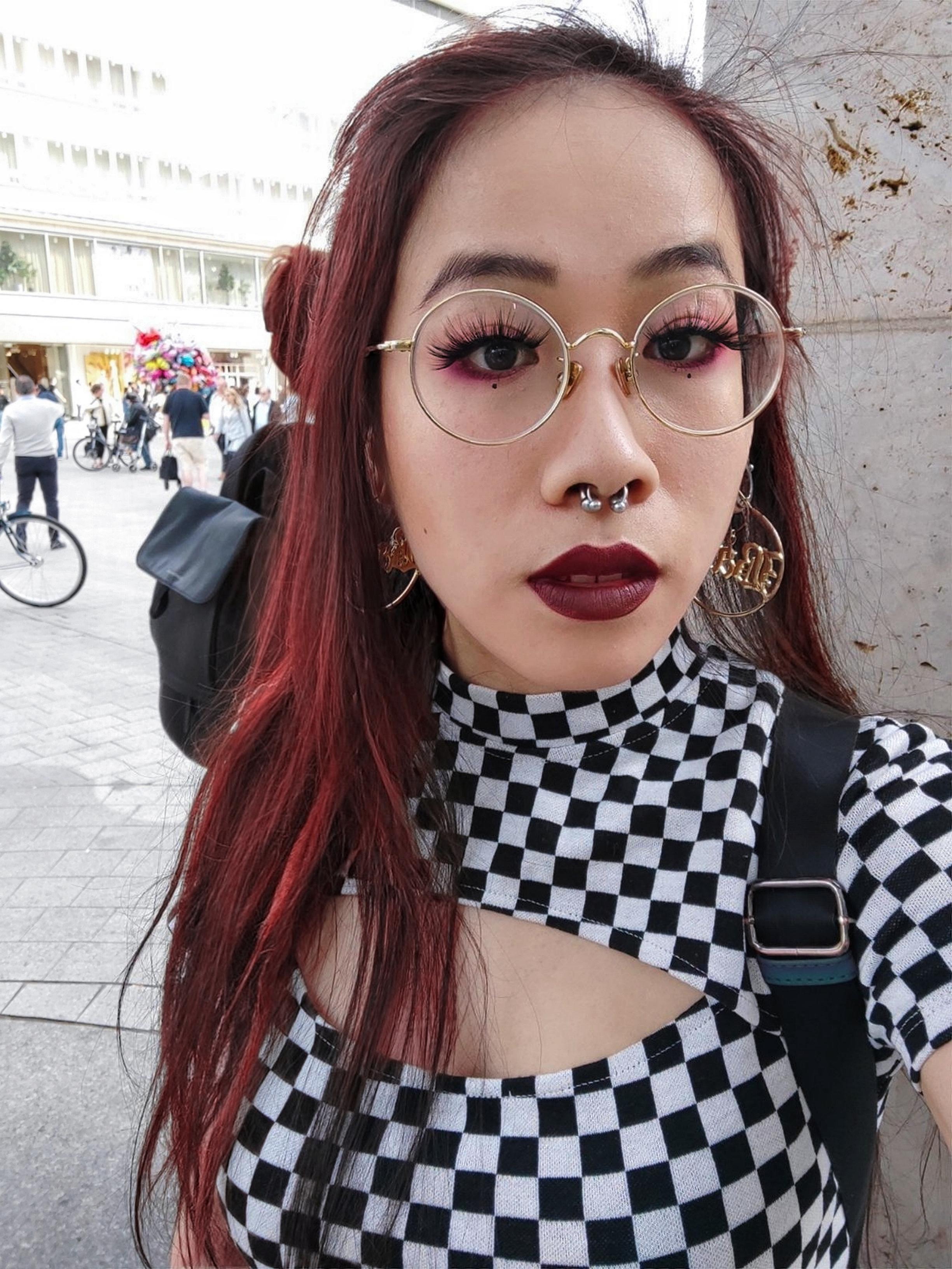 my make up for my last rave yay. Red lipstick and red eyeshadow ️💄 | Scrolller