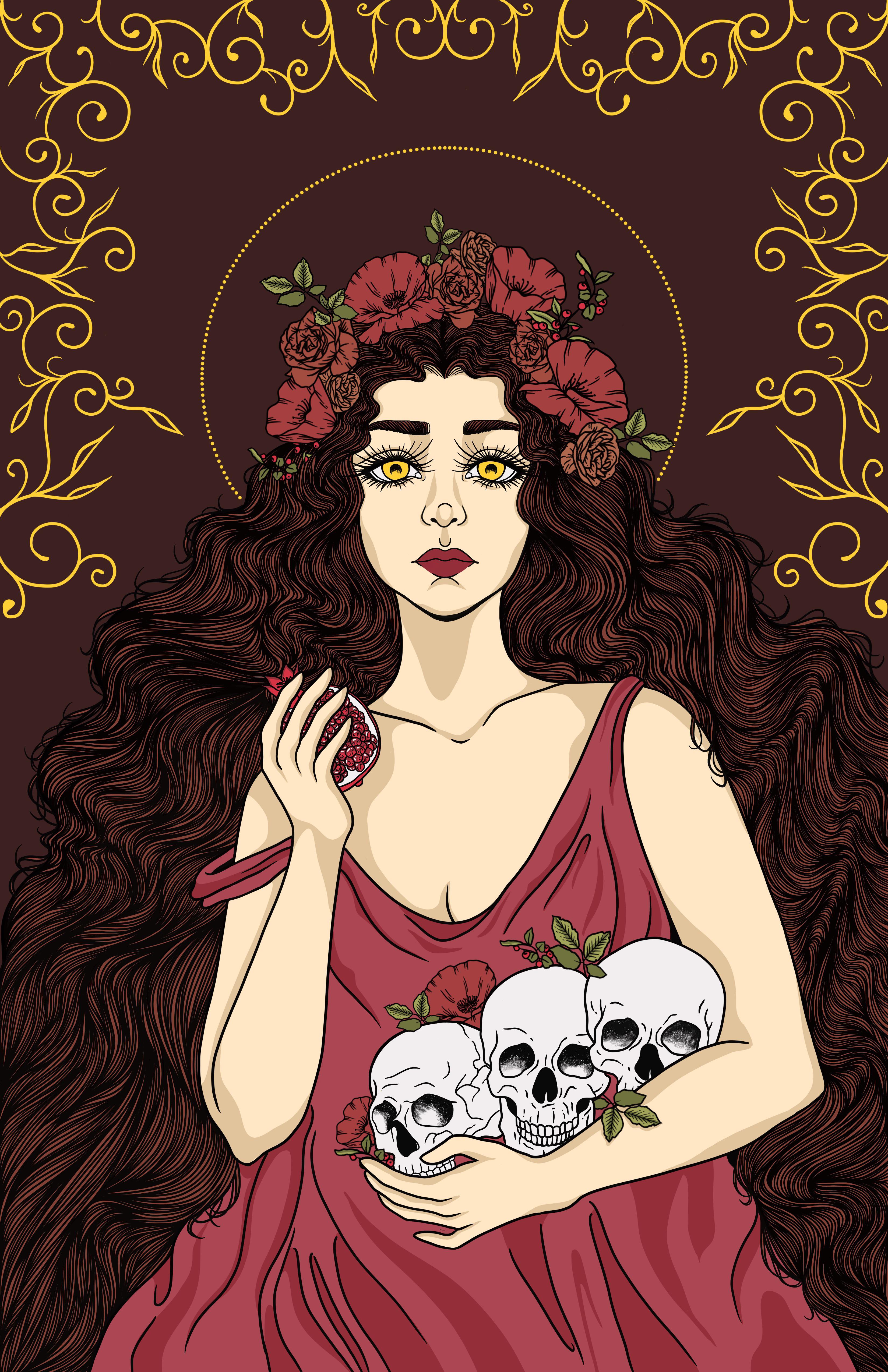 my rendition of persephone | Scrolller