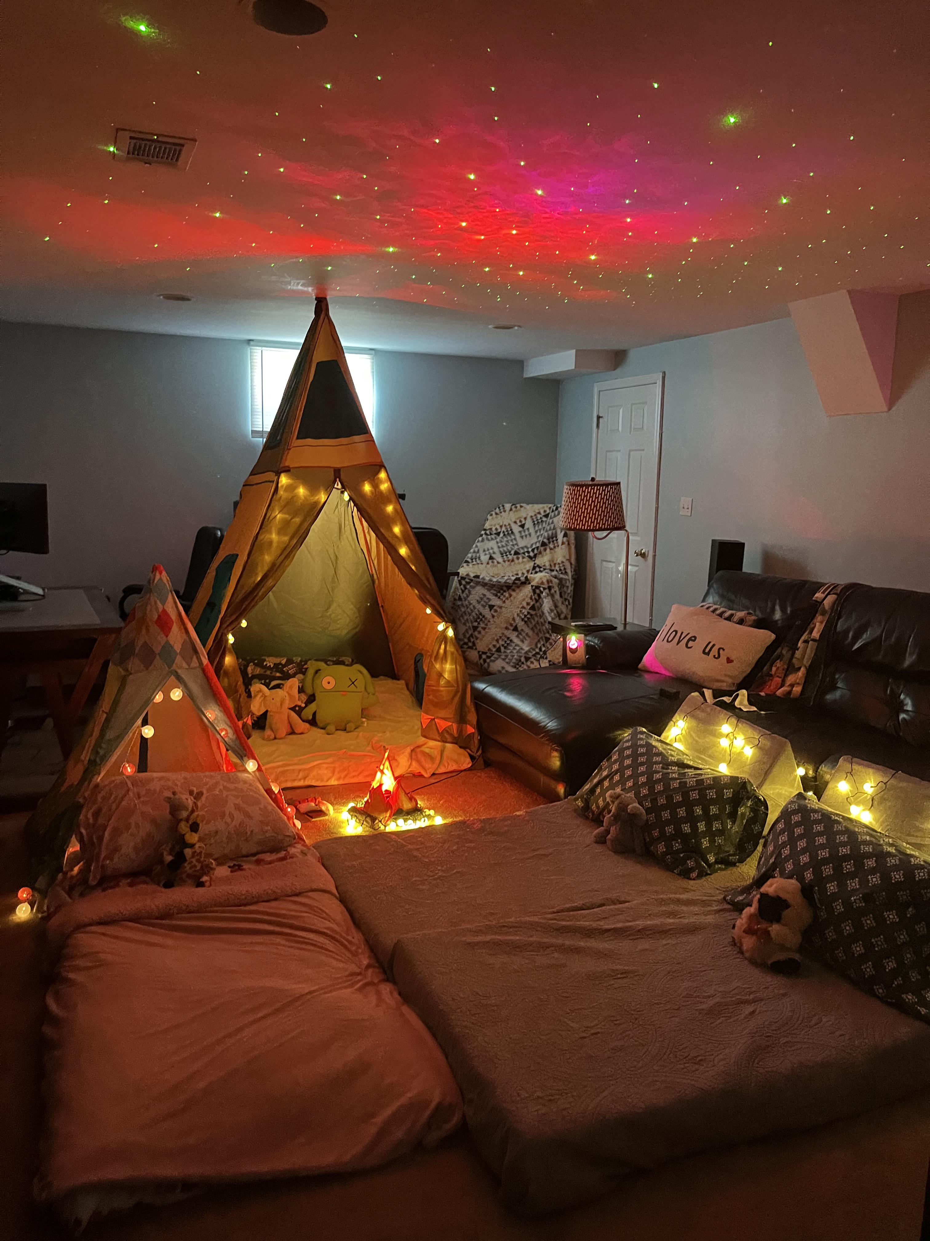 My son wanted a camping sleepover for his birthday🏕 | Scrolller