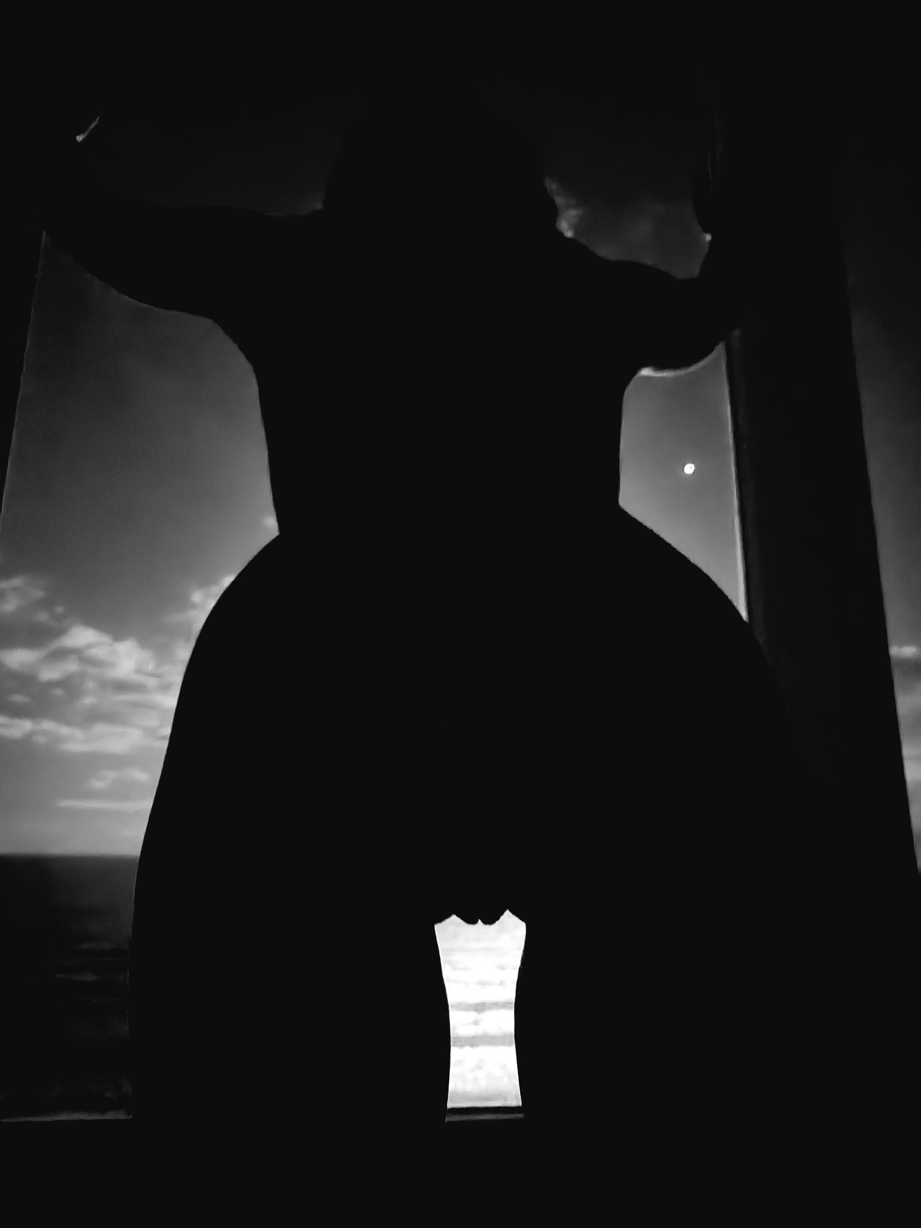 My wife's moonlit silhouette | Scrolller