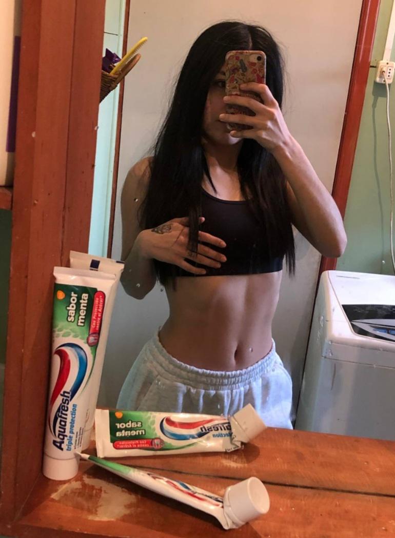 Need something from u colored like toothpaste Papi 😇 | Scrolller