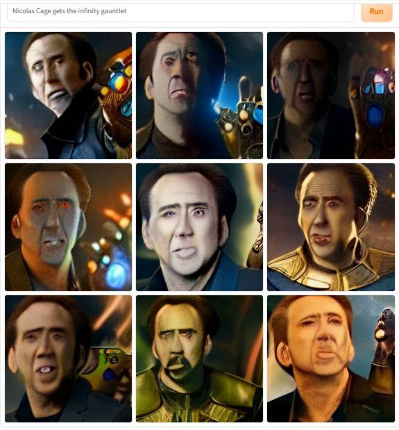Nic Cage gets the infinity gauntlet | Scrolller