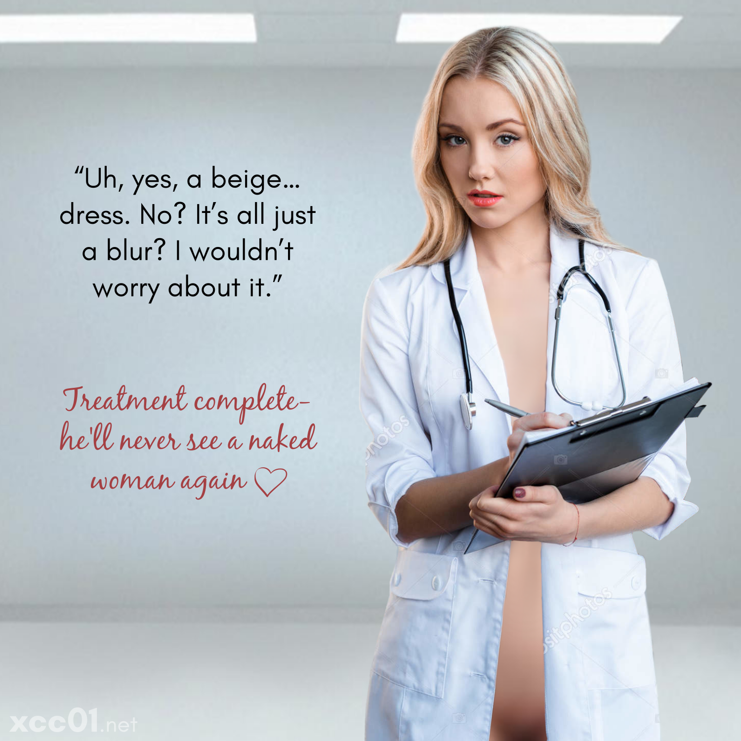 No more nasty ogling (femdom, medical) | Scrolller