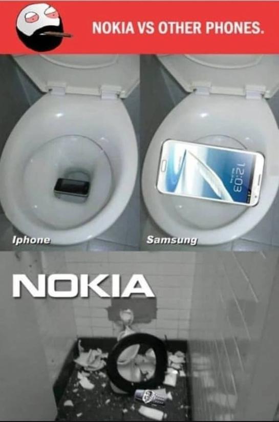 Nokia is brutal and tough | Scrolller