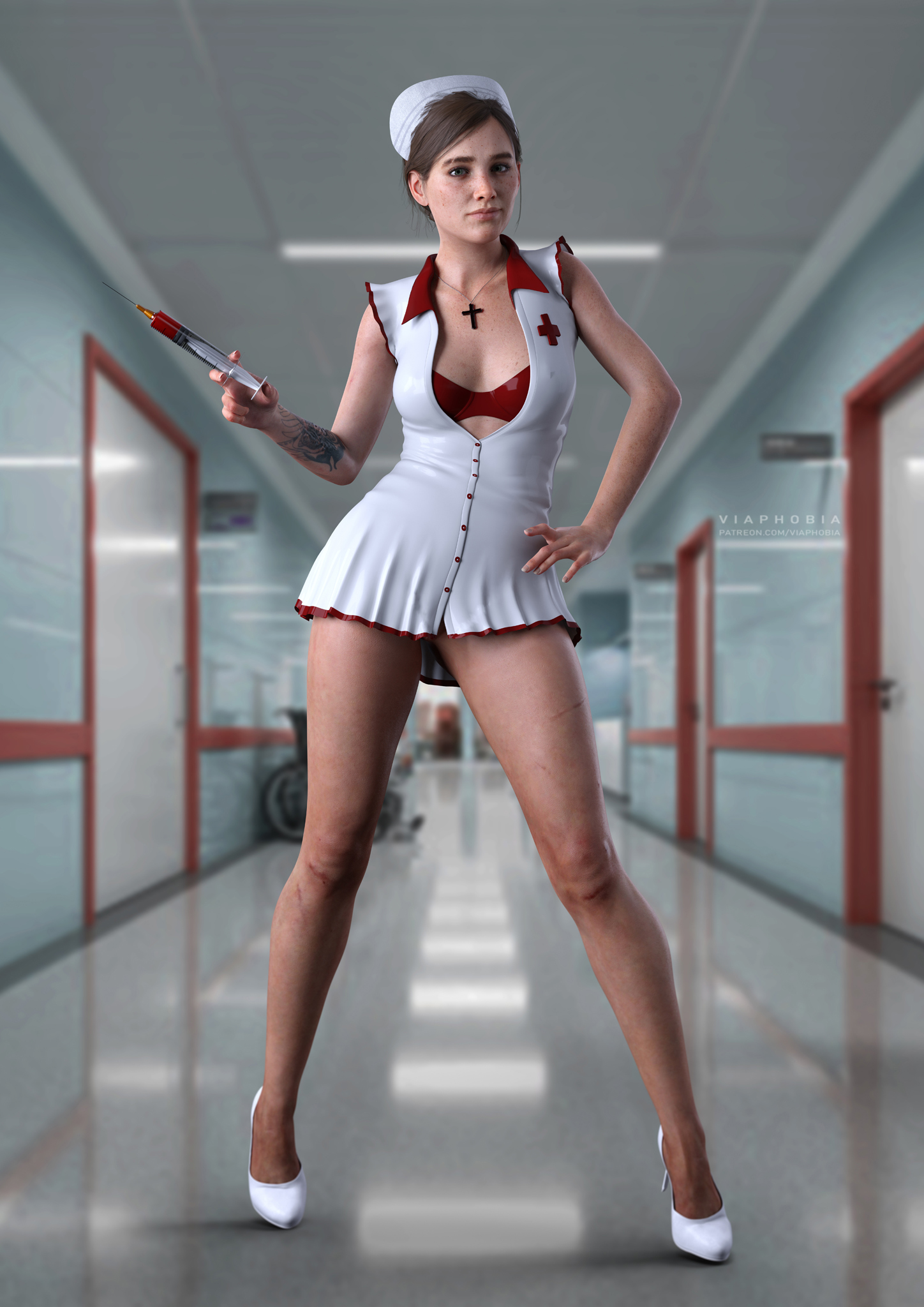 Nurse Ellie (Viaphobia) [The Last of Us Part II] | Scrolller