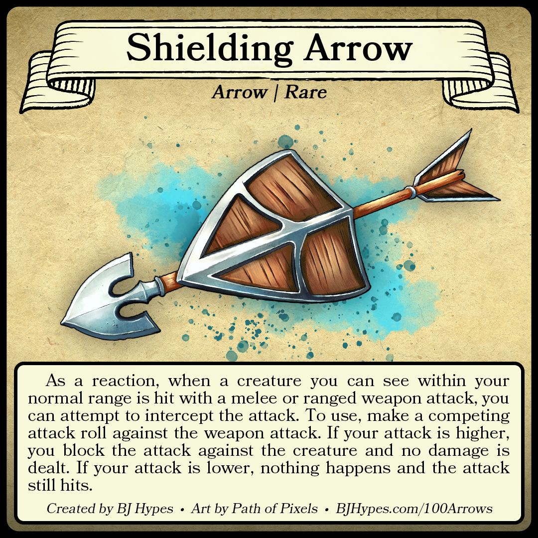 [OC] Shielding Arrow | Scrolller
