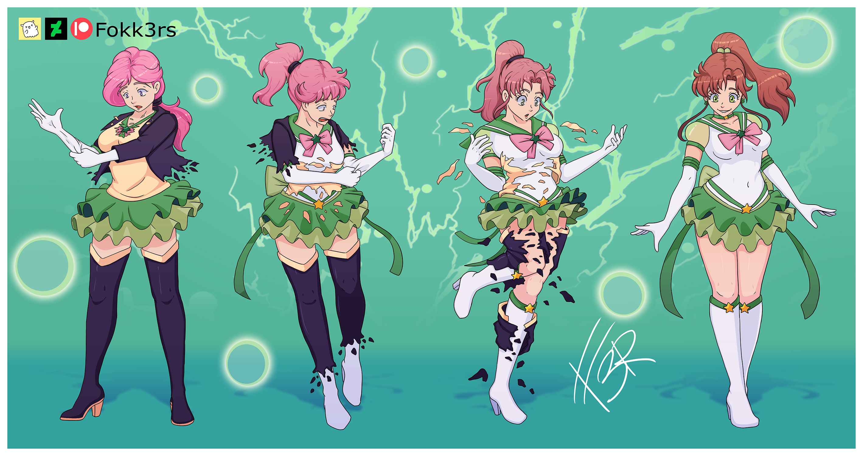 OC to Sailor Jupiter (F2F) by Fokk3rs | Scrolller