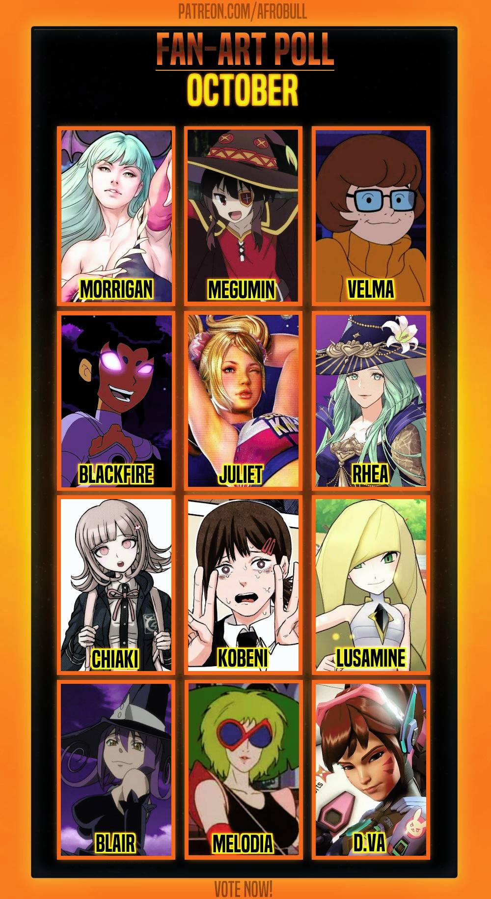 🎃 OCTOBER POLL IS LIVE! Who's your pick? 👀 | Scrolller