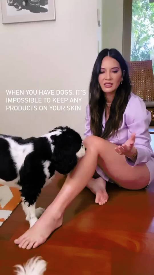 Olivia Munn and her dogs | Scrolller