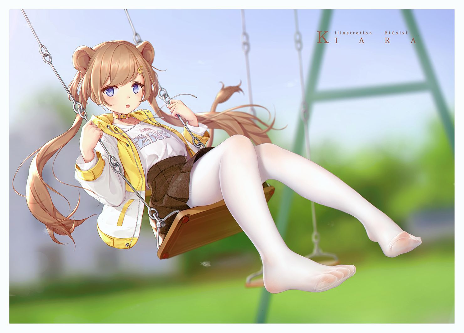 On swing | Scrolller