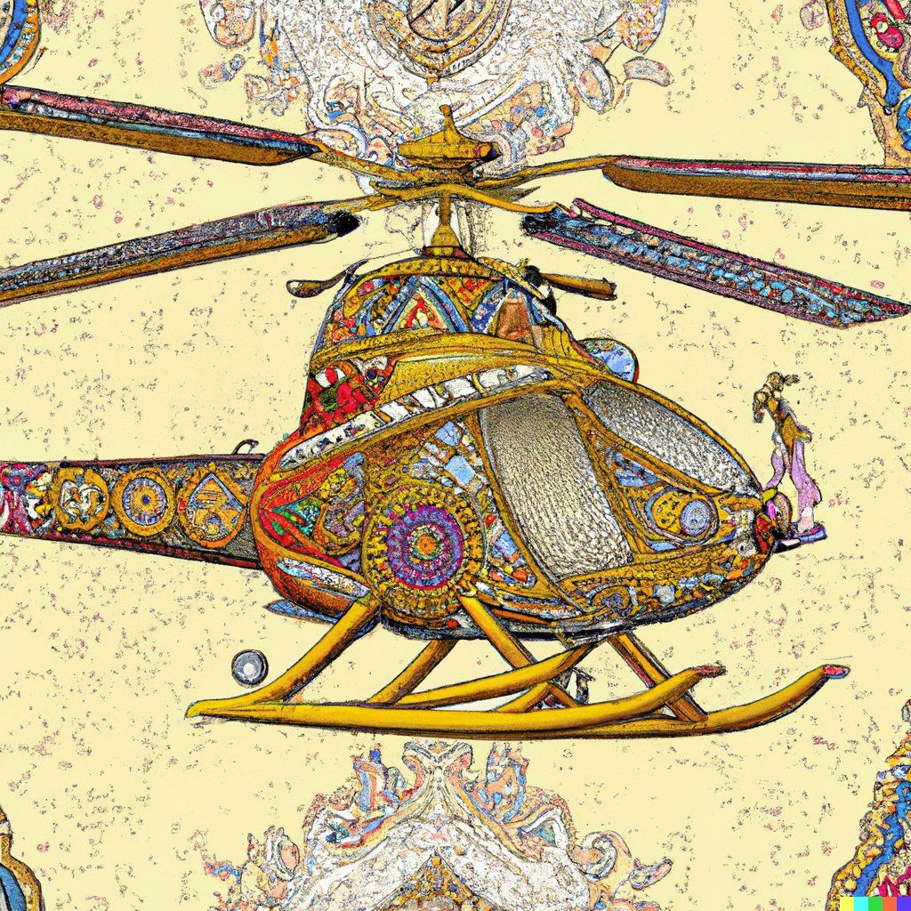 "ornate Mughal painting of an Apache helicopter" | Scrolller