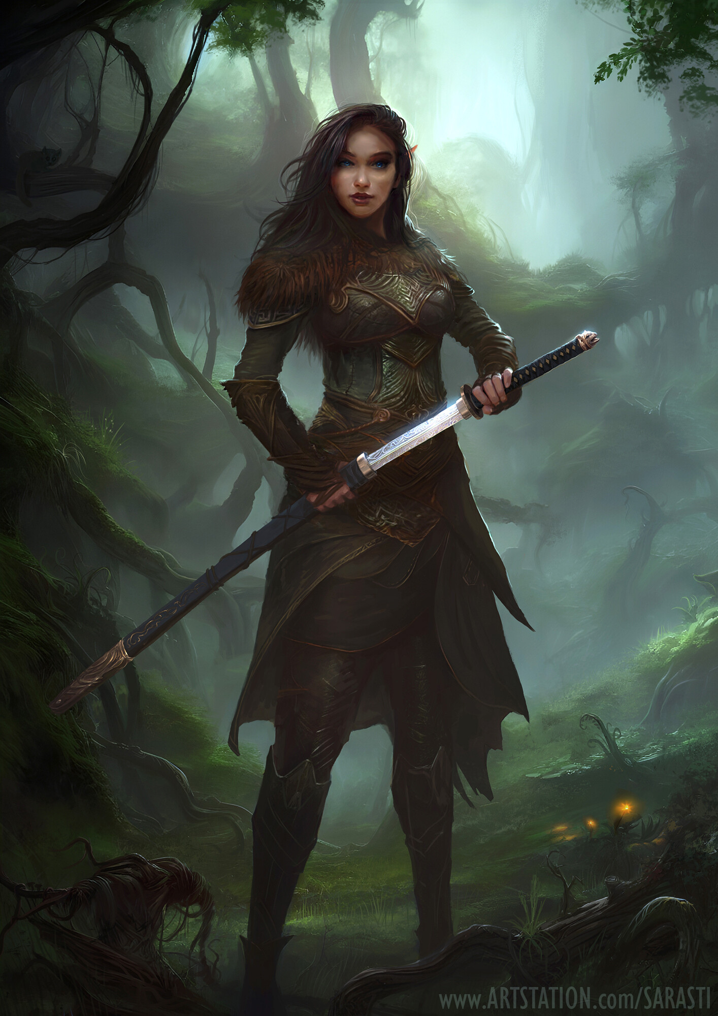 Owl Forest Elf By Lily Abdullina Scrolller