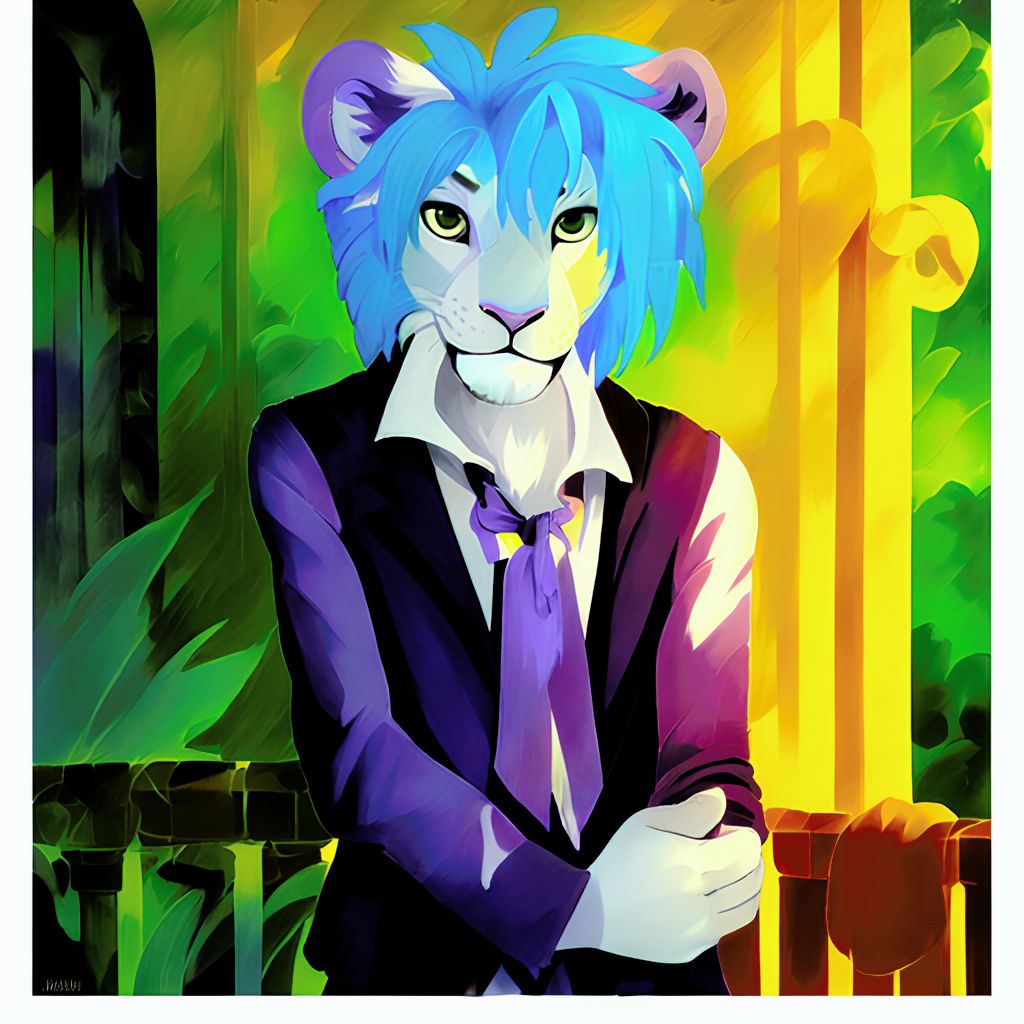 Painted Lion | Scrolller