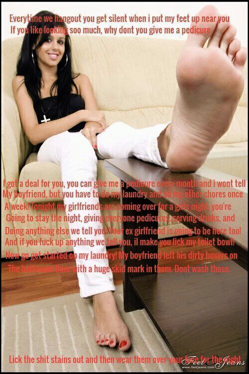 pedicure slave! first caption attempt | Scrolller