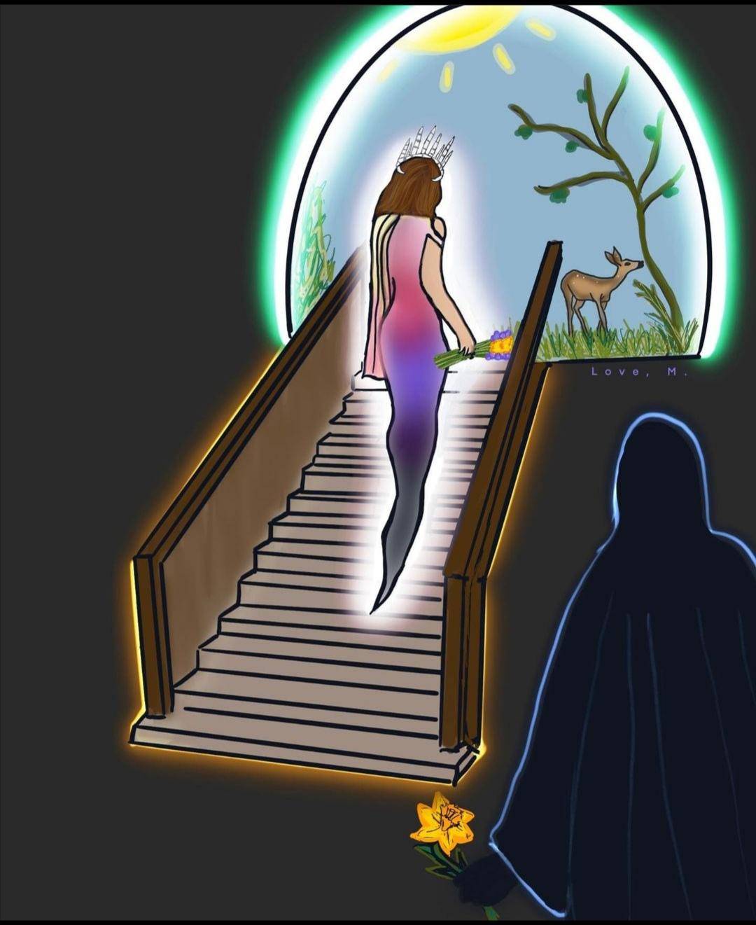 Persephone returning to the surface for spring | Scrolller