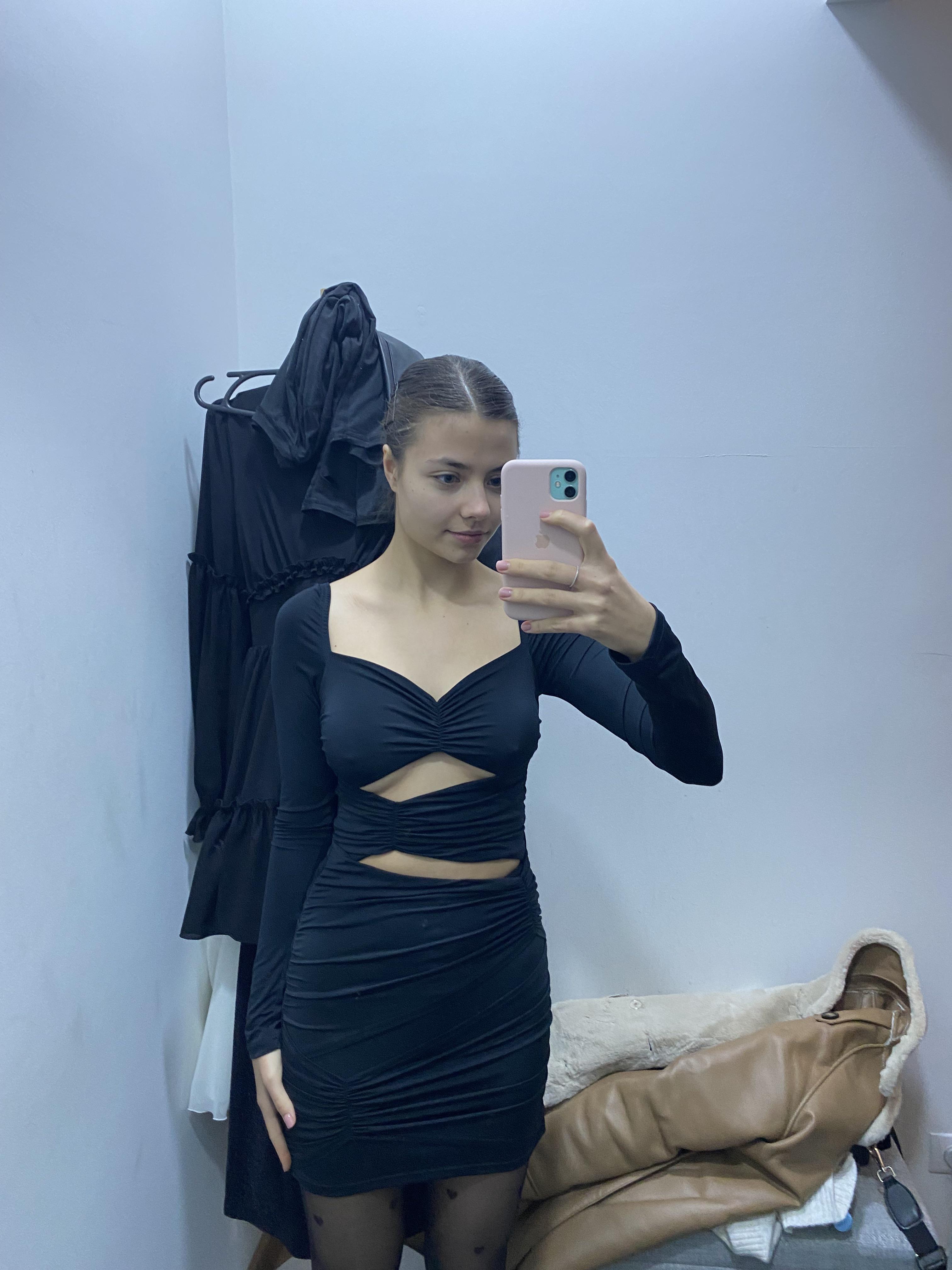 Please slide in my panties in this dress room | Scrolller