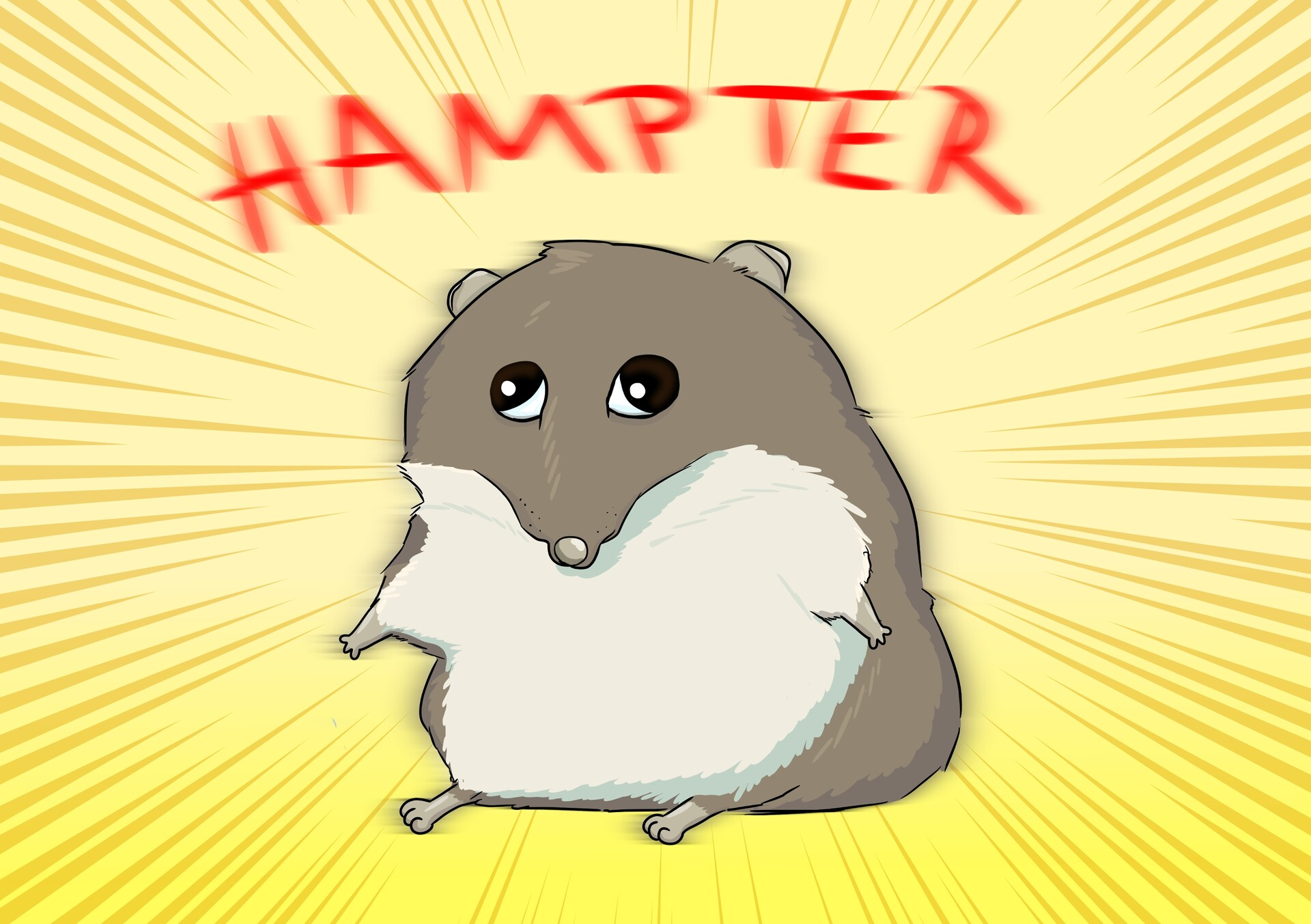 PLEASE UP VOTE MY HAMPTER ART | Scrolller