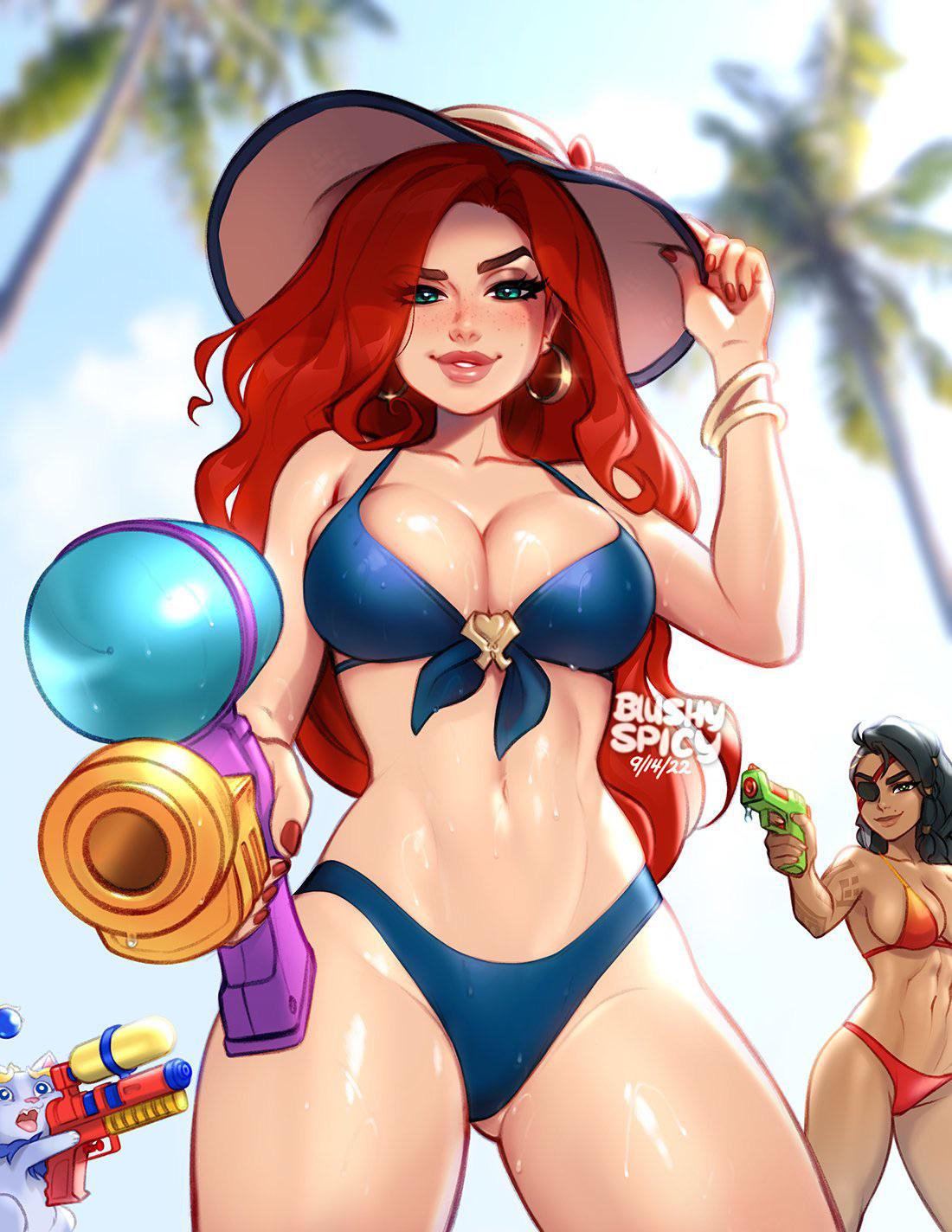Pool Party Miss Fortune (BlushySpicy) | Scrolller