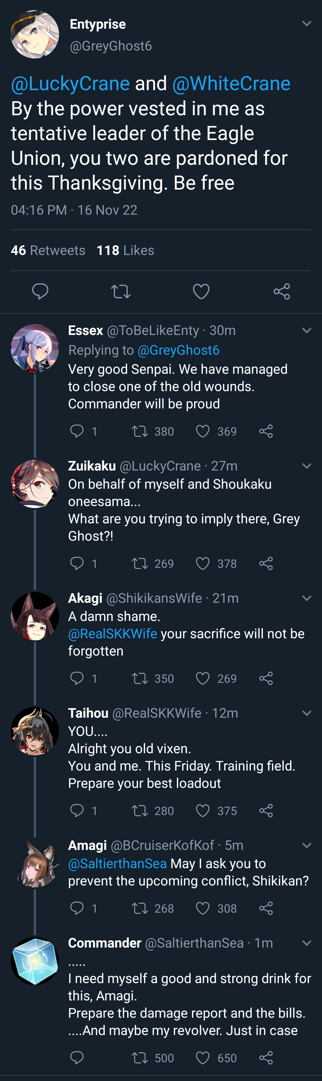 Preparation (Enterprise, Essex, Akagi) | Scrolller