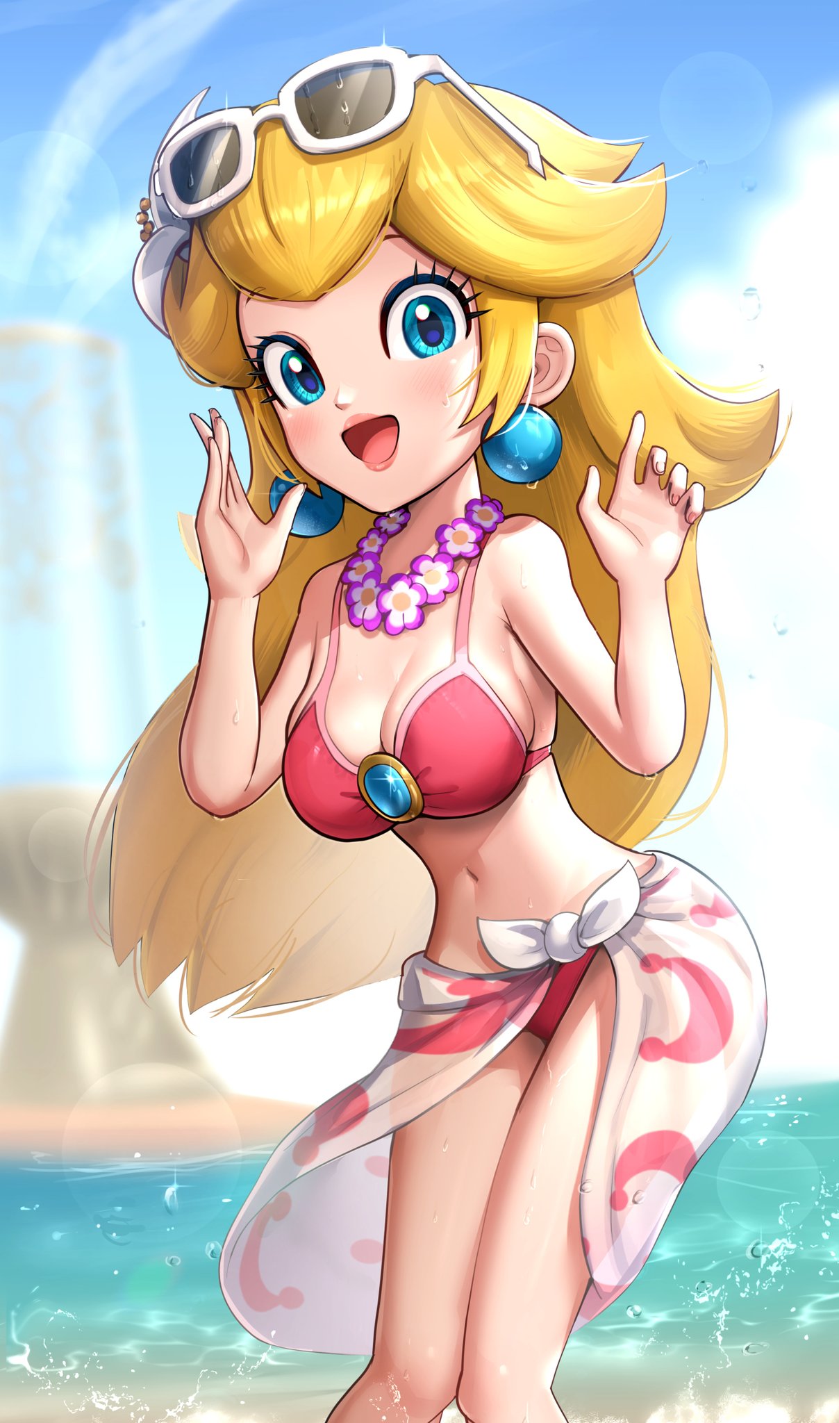 Princess Peach on the Beach! (Gonzarez) | Scrolller