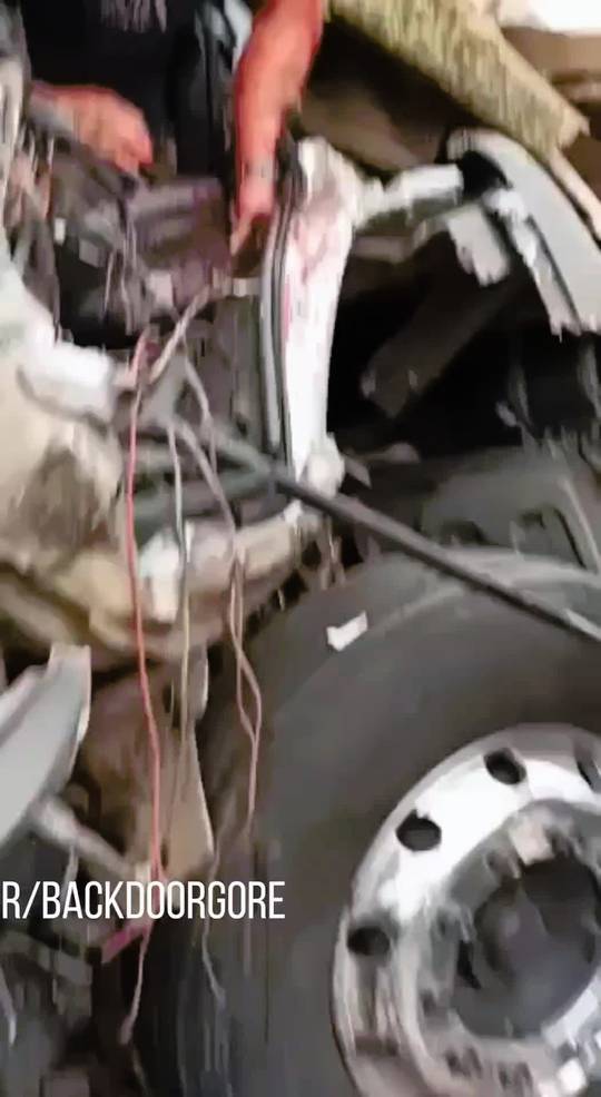 Probably the worst still alive after crash I've seen | Scrolller