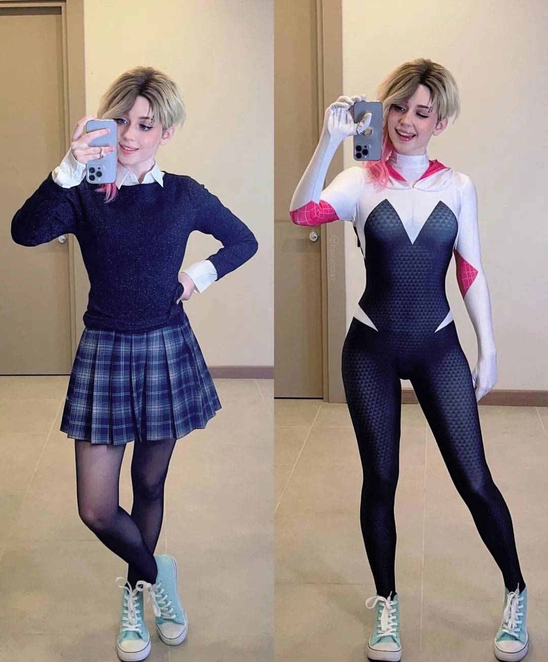 Ravvcoser As Spider Gwen Scrolller